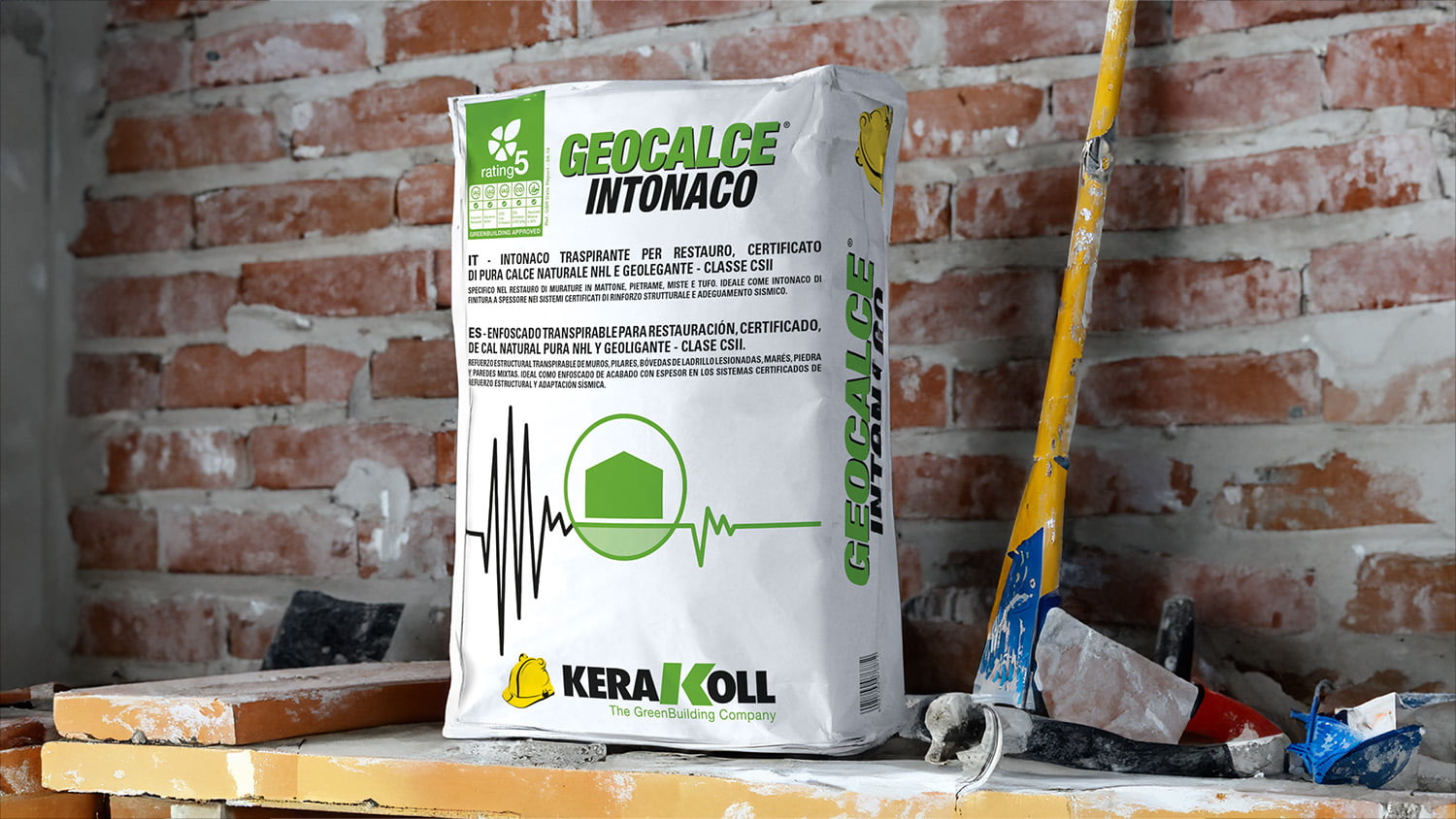 Kerakoll Geocalce Intonaco: A fenntartható választás a modern építőipa